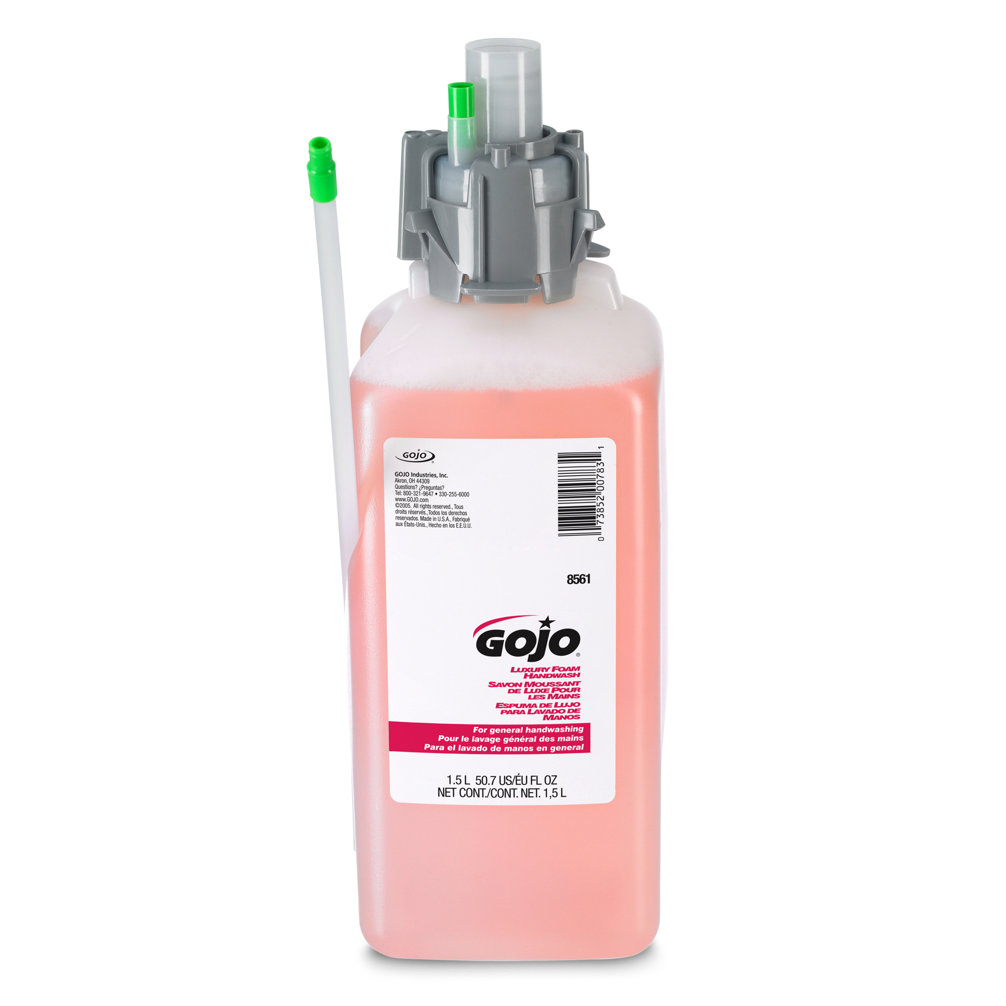 GOJO Luxury Foam Handwash, 1500mL Refill for GoJo CX Dispenser, 4/cs ...